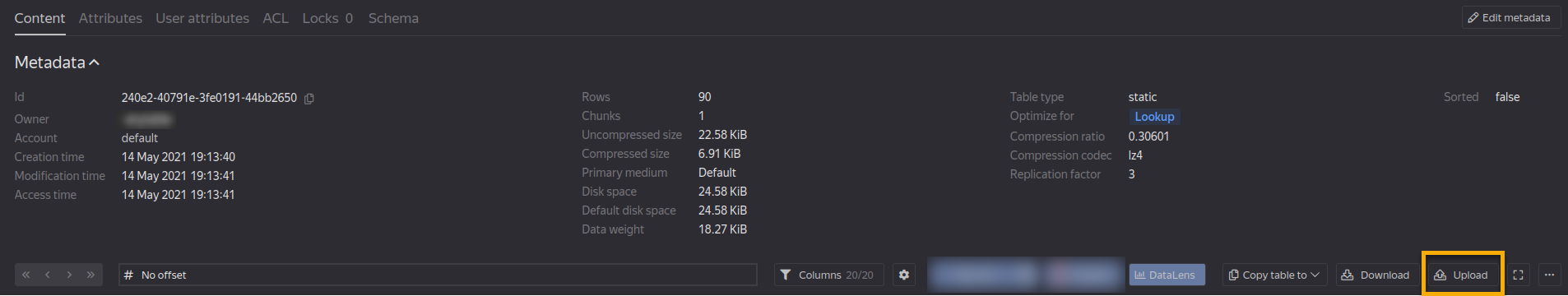 Working with Microsoft Excel tables | YTsaurus